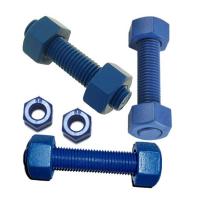 China ASTM A193 Gr B7 High Tensile Stud Bolt M4-M48 with A194 2H Nut Carbon Steel for sale