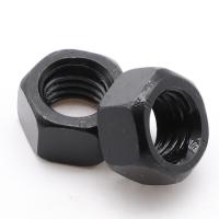 China ISO9001 Certified Black Oxide Hex Nut DIN934 M2-M30 for Construction Bolts for sale