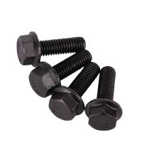 China Zinc Finish Stainless Steel Hex Flange Bolt DIN 6921 M12x50 for Construction Machinery for sale