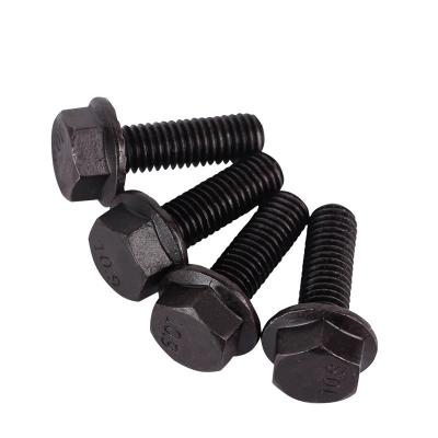China Zinc Finish Stainless Steel Hex Flange Bolt DIN 6921 M12x50 for Construction Machinery for sale