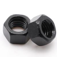 China ISO9001 Certified Black Oxide Hex Nut DIN934 M2-M30 for Construction Bolts for sale