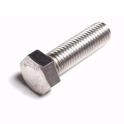 China Stainless Steel Hex Bolts DIN933 931 A2-70 A4-70 M4 to M48 for Construction for sale