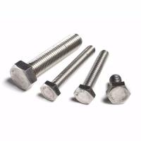 China Stainless Steel Hex Bolts DIN933 931 A2-70 A4-70 M4 to M48 for Construction for sale