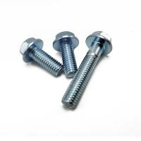 China M19 M20 M21 Flange Bolt Grade 10.9 12.9 DIN6921 Plain Finish for Secure Fastening for sale