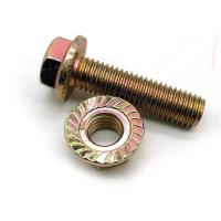 China M19 M20 M21 Flange Bolt Grade 10.9 12.9 DIN6921 Plain Finish for Secure Fastening for sale
