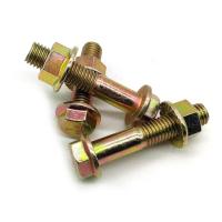 China M19 M20 M21 Flange Bolt Grade 10.9 12.9 DIN6921 Plain Finish for Secure Fastening for sale