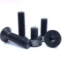 China Black High Strength Grade 10.9 Hexagon Socket Countersunk Head Bolt DIN 7991 M2-M100 for sale