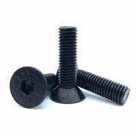 China Black High Strength Grade 10.9 Hexagon Socket Countersunk Head Bolt DIN 7991 M2-M100 for sale
