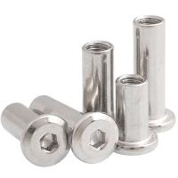 China Stainless Steel Hex Socket Head Screw and Nut DIN Standard M5 to M100 for Furniture for sale
