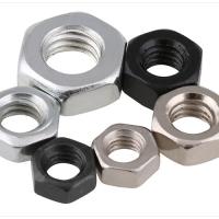 China Carbon Steel Stainless Steel Heavy Hex Nuts DIN934 M4-M52 Grade 4.8-12.9 Customizable for sale