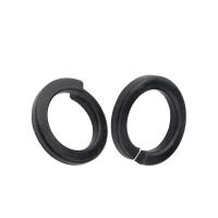 China Black Finish Steel Flat Washer Level Thickened Open Spring Washer DIN127 for sale