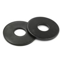 China DIN125 Thickened Flat Washer Copper Aluminum Plain Washer Black Zinc Metal Washers 8mm for sale