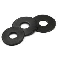 China DIN125 Thickened Flat Washer Copper Aluminum Plain Washer Black Zinc Metal Washers 8mm for sale