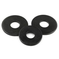 China DIN125 Thickened Flat Washer Copper Aluminum Plain Washer Black Zinc Metal Washers 8mm for sale