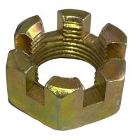 China DIN935 Slotted Hex Castle Nut Grade 8.8 Carbon Steel M6-M64 Hexagonal Nut for sale