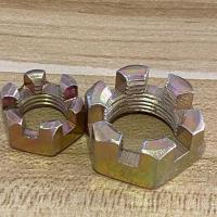 China DIN935 Slotted Hex Castle Nut Grade 8.8 Carbon Steel M6-M64 Hexagonal Nut for sale