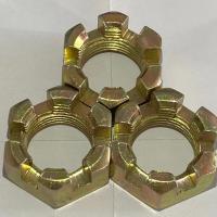 China DIN935 Slotted Hex Castle Nut Grade 8.8 Carbon Steel M6-M64 Hexagonal Nut for sale