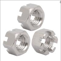 China DIN935 Slotted Hex Castle Nut Grade 8.8 Carbon Steel M6-M64 Hexagonal Nut for sale