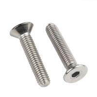 China ISO9001 Certified Hexagon Socket Countersunk Head Cap Screws for M3.5-M12 Applications for sale