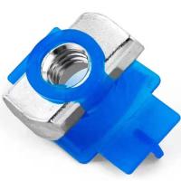 China Zinc Plated M6 M8 M10 T Channel Spring Nut for Long Spring Strut Metric for sale