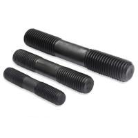 China Grade 8.8 Double Head Stud Bolts Carbon Steel Blackening Inch Clamping Type 1/2-13 for sale