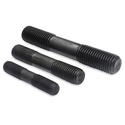 China Grade 8.8 Double Head Stud Bolts Carbon Steel Blackening Inch Clamping Type 1/2-13 for sale