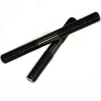 China Grade 8.8 Double Head Stud Bolts Carbon Steel Blackening Inch Clamping Type 1/2-13 for sale