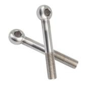 China DIN Grade 4.8 8.8 Outlet Eye Tow Hook Bolt Lock Hanger Bolt M4-M64 for Industrial Applications for sale