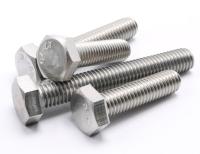 China Stainless Steel Bolts Nuts DIN933 M4 M30 Grade SUS304 Plain Zinc for sale