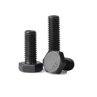 China High Strength Steel Hexagon Head Screws DIN931 Grade 12.9 M10-M30 for Industrial Fastening for sale