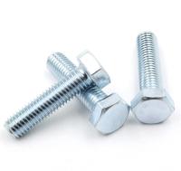 China DIN933 931 Hex Bolt M4-M64 Grade 4.8 8.8 10.9 12.9 Zinc Finish ISO9001 for sale