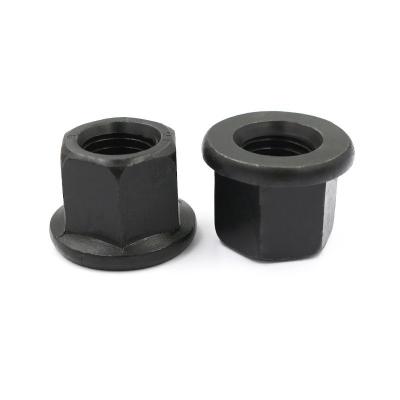 China ISO Standard High Flange Nut with Pad Plate Hexagonal Thickening Nut M10 to M30 for sale