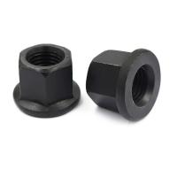 China ISO Standard High Flange Nut with Pad Plate Hexagonal Thickening Nut M10 to M30 for sale