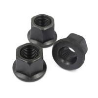 China ISO Standard High Flange Nut with Pad Plate Hexagonal Thickening Nut M10 to M30 for sale