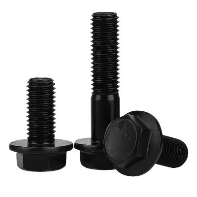 China DIN6921 Flange Hex Head Bolt M6 M10 M12 1-500mm Building Thickness for sale