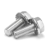 China DIN6921 Flange Hex Head Bolt M6 M10 M12 1-500mm Building Thickness for sale