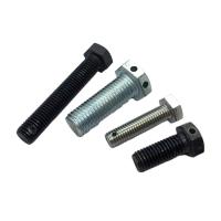 China Hex Bolt with Cotter Pin Hole M3-M100 DIN ANSI Standard Carbon Steel Fastener for sale