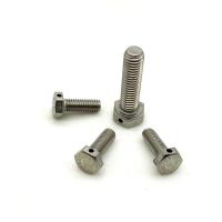 China Hex Bolt with Cotter Pin Hole M3-M100 DIN ANSI Standard Carbon Steel Fastener for sale
