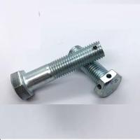 China Hex Bolt with Cotter Pin Hole M3-M100 DIN ANSI Standard Carbon Steel Fastener for sale