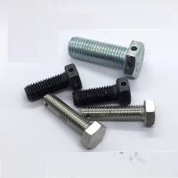 China Hex Bolt with Cotter Pin Hole M3-M100 DIN ANSI Standard Carbon Steel Fastener for sale