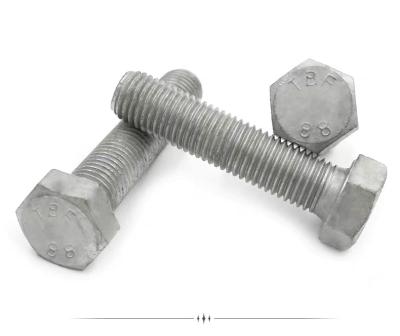 China ISO9001 Certified High Strength Hex Bolt Grade 8.8 DIN933 DIN931 M4-M100 for sale