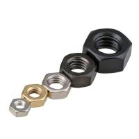 China Metric ISO DIN 934 Hexagon Nut Zinc Plated Black M6 M8 M10 M12 M16 M20 for sale