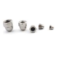 China Carbon Steel DIN 1587 Hexagon Flange Domed End Acorn Nut M6 Grade 4.8 for sale