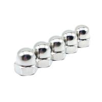 China Carbon Steel DIN 1587 Hexagon Flange Domed End Acorn Nut M6 Grade 4.8 for sale