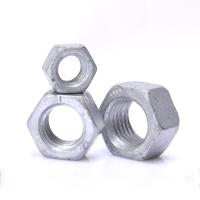 China Hot Dip Galvanized Hex Bolt and Nut M10 M16 DIN933 DIN934 Carbon Steel for sale