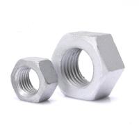 China Hot Dip Galvanized Hex Bolt and Nut M10 M16 DIN933 DIN934 Carbon Steel for sale