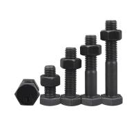 China Zinc Plated Grade 8.8 Hex Bolts and Nuts M6-M36 DIN933 934 for Industrial Use for sale