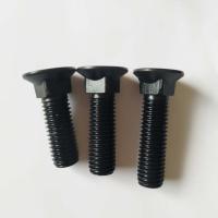 China Steel Countersunk Square Plow Bolt DIN605 M6-M16 Black Oxide Galvanized for Building Industry for sale