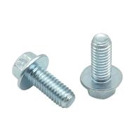 China DIN6921 Hex Flange Bolts M6-M36 ISO9001 Certified Black Oxide Galvanized for sale