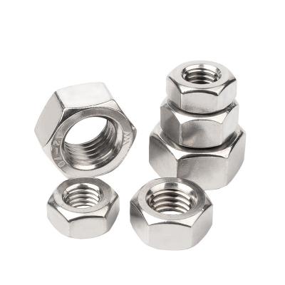 China Yellow Zinc Plated SS304 SS316 A2 A4 70 80 Hex Nut DIN934 for Industrial Fasteners for sale